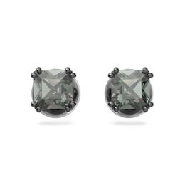 Swarovski Damen Paar Ohrstecker "Millenia", Metall, grau, Metall, Ohrringe, mit Swarovski Kristall