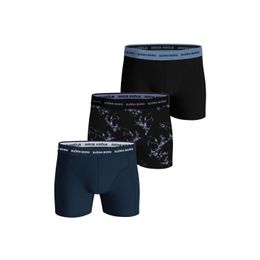 Björn Borg BJÖRN BORG Herren Boxershorts "Boxershort Cotton Stretch Boxer 3P 3er Pack", Gr. M, blau, Obermaterial: 95% Baumwolle CO. 5% Elasthan EL., Unterhosen