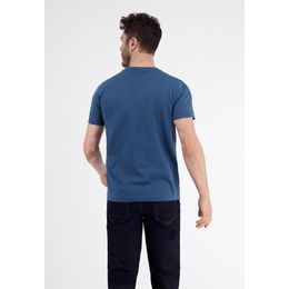 Lerros Herren T-Shirt "Lerros T-Shirt *Great Escape*", blau, Gr. S, 100% Baumwolle, Shirts