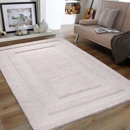 Hochflor-Teppich Sanat, B:200cm H:30mm L:280cm, beige, Kunstfaser, Teppiche, "Luxus 3500", robuster Langflor, weich, Wohnzimmer, Schlafzimmer
