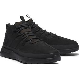 Timberland Herren Schnürboots "EURO TREKKER LOW LACE UP SNEAKER", Gr. 40, schwarz, Leder, Textil, Schuhe, Winterschuhe, Sneakerboots, Winterboots