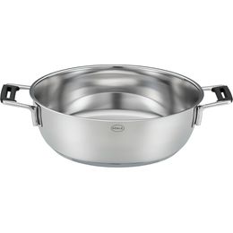 R&ouml;sle R&Ouml;SLE Servierpfanne "Silence Pro", &Oslash; 28cm + H&ouml;he 14cm, silber, Pfannen, nat&uuml;rliche Quarzversiegelung ohne PTFE/PFAS
