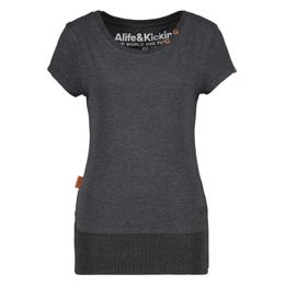 alife and kickin ALIFE & KICKIN Damen T-Shirt "Damen CocoAK A", schwarz, Gr. XS, 65% Baumwolle, 35% Polyester, Shirts