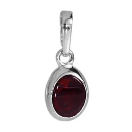 OSTSEE-SCHMUCK Damen Kettenanh&auml;nger "OSTSEE-SCHMUCK Anh&auml;nger Olivia Anh&auml;nger Olivia", 23 x 9mm, Silber 925 (Sterlingsilber), 1,7 g, wei&szlig;, Silber 925