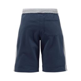 Kidsworld Jungen Sweatshorts "modische Sweatbermudas", blau, Gr. 152, bedruckt, angeraute Sweatware, Obermaterial: 100% Baumwolle. Obermaterial