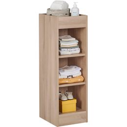 B&uuml;cherregal GAMI, B:30cm H:93cm T:36cmeiche bocage nachbildung, Holzwerkstoff, Kinderzimmer, Regale, praktisch und funktional, um alles zu verstauen.