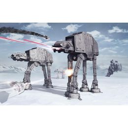Komar Vliestapete "Digitaldruck Vlies - STAR WARS Battle of Hoth - Größe 400 x 260 cm", B/L: 400mm x 260mm, Rollen:, bunt, Wohnzimmer, Tapeten,