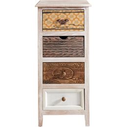 Kommode HEINE HOME, B:35cm H:76cm T:30cm, bunt, Massivholz, Sideboards