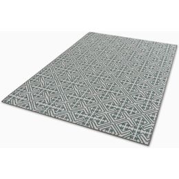 Sch&ouml;ner Wohnen Kollektion Teppich, B:170cm H:5mm L:240cm, blau, SCH&Ouml;NER WOHNEN-KOLLEKTION, Kunstfaser, Wohnzimmer, Teppiche, "Parkland 6351 222", In- und Outdoor geeignet,