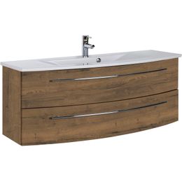 Waschtisch SAPHIR, B:121cm H:90cm T:51cm, braun, Badezimmer, Waschtische, "3040", Breite 121 cm