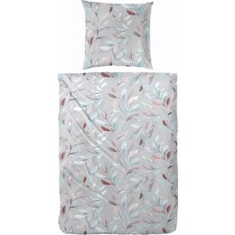 Bettw&auml;sche Primera, bunt, Edel-K&ouml;per-Flanell, Obermaterial: 100% Baumwolle, Jugendzimmer, Bettw&auml;sche, "Edelflanell Bettw&auml;sche "Leavery"", Mit