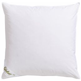 fj&ouml;dur Federkissen FJ&Ouml;DUR, B:80cm L:80cm, wei&szlig;, Bezug: 100% Baumwolle. F&uuml;llung: 85% Federn, 15% Daunen, Kopfkissen, "Finn, in 40x80 & 80x80 cm", Kissen