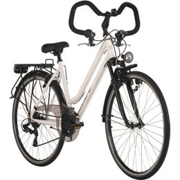 Dacapo Trekkingrad "Metropolis Trekkingrad Damen Alu-Rahmen 28'' wei&szlig; RH 48 cm", 48cm, 28 Zoll (71,12cm) hinten: 28 Zoll (71,12cm), wei&szlig;, Fahrr&auml;der,