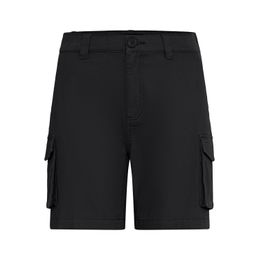 oxmo Damen Bermudas "Bermudas OXKVINNE", schwarz, Gr. 38, Obermaterial: 99% Baumwolle CO. 1% Elasthan EL., Hosen