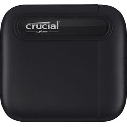 CRUCIAL externe SSD "X6 Portable SSD", 1 TB, Lesegeschwindigkeitmaximal 540 MB/s, schwarz, Festplatten