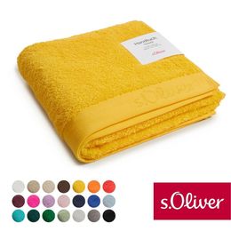 Handtuch s.Oliver, B:50cm L:100cm, gelb, Walkfrottier, Baumwolle, Handtücher, "s.Oliver, Premium Qualität, 600 gr/m², auch als Sets erhältlich",
