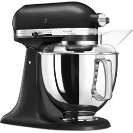 KitchenAid K&uuml;chenmaschine "5KSM175PSEBK GUSSEISEN SCHWARZ", B:22,1cm H:35cm T:35,8cm, schwarz, K&uuml;chenmaschinen, Gratis Wasserkocher, 2. Sch&uuml;ssel,