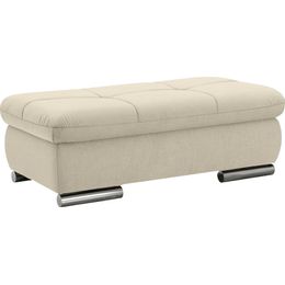 Stauraumhocker, B:128cm H:43cm T:68cm, beige, SET ONE BY Musterring, Hocker, "SO 4100"