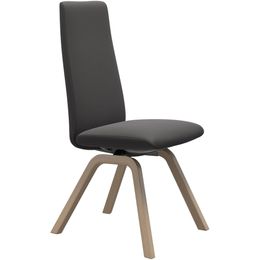 Polsterstuhl stressless, B:49cm H:105cm T:60cm, grau, Leder PALOMA: PALOMA ist ein durchgefärbtes Semianilin-Möbelleder mit natürlicher Narbung.,
