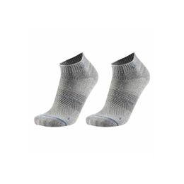 uyn Damen Sneakersocken "Socken 2er Pack", Gr. 45, grau, Obermaterial: 56% Baumwolle CO. 41% Polyamid PA. 3% Elasthan EL., Socken