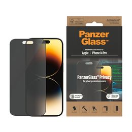 PanzerGlass Displayschutzglas "Display-Schutzglas", B:11cm H:1,3cm T:19,7mm, transparent, Displayfolien, passend für Apple iPhone 14 Pro