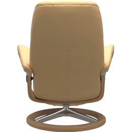 Relaxsessel stressless, B:91cm H:102cm T:79cm, gelb, Leder BATICK: BATICK ist ein leicht korrigiertes, durchgef&auml;rbtes und genarbtes M&ouml;belleder, bei