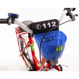 Bachtenkirch Kinderfahrrad "14" Feuerwehr", 25cm, 14 Zoll (35,56cm), rot, Fahrr&auml;der