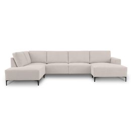 Wohnlandschaft Home Affaire, B:333cm H:85cm T:198cm, beige, 100% Polyester, Sofas, "Tournon U-Form, XXL Sofa, Breite 333 cm, Webstoff, Chenille",