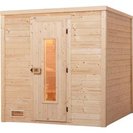 Weka Sauna "Bergen", Saunaofen, externe Steuerung, 7,5 kW, beige, Saunen, 7,5 kW-Ofen mit digitaler Steuerung