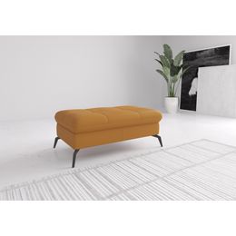 Sit & More Polsterhocker SIT & MORE, B:102cm H:47cm T:69cm, gelb, Hocker, "Amica", mit Stauraum