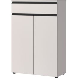 Aktenschrank Germania, B:80cm H:120cm T:40cm, braun, Spanplatte, B&uuml;ro, Schr&auml;nke, "Lemont", 2-t&uuml;riger Mehrzweckschrank wahlweise mit Schublade