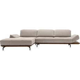 Ecksofa, B:293cm H:117cm T:212cm, beige, CREATION BY ROLF BENZ, Wohnzimmer, Sofas, "CR.420, Designecksofa, L-Form", in 2 Qualit&auml;ten, Holzrahmen in