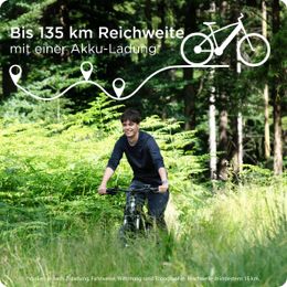 Z&uuml;ndapp Z&Uuml;NDAPP E-Bike "Z898", 48cm, 27,5 Zoll (69,85cm), schwarz, Elektrofahrr&auml;der, Pedelec, Elektrofahrrad f&uuml;r Damen u. Herren, MTB