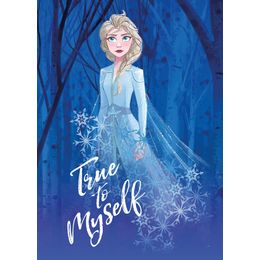 Komar Bild "Frozen 2 Elsa true to myself", B/H/T: 50cm x 70cm, Disney, 1 Stk., bunt, Wohnzimmer, Bilder, Wandbild zur Dekoration im Kinderzimmer -