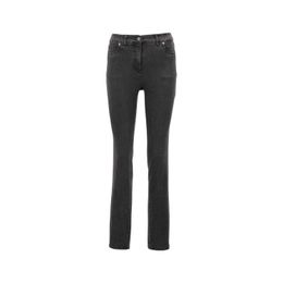 GOLDNER Damen Stretch-Jeans "Trageangenehme Jeans mit extrahoher Elastizit&auml;t", grau, Gr. 40, Obermaterial: 81% Baumwolle CO. 18% Polyester PES. 1%