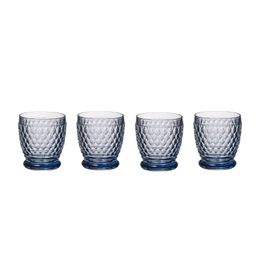 Villeroy & Boch VILLEROY & BOCH Whiskyglas "Becher Boston Coloured 330 ml 4er Set", blau, Trinkgefäße
