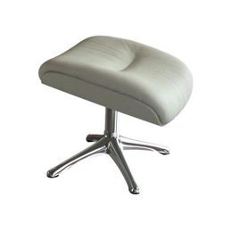 Fu&szlig;hocker FLEXLUX, B:44cm H:39cm T:35cm, wei&szlig;, 100% Echteder, Garten, Hocker, "Fu&szlig;hocker More, Beinst&uuml;tze f&uuml;r Entspannung, Ergonomisch, Komfort",