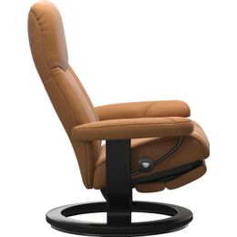 Relaxsessel stressless, B:85cm H:100cm T:77cm, braun, Leder BATICK: BATICK ist ein leicht korrigiertes, durchgef&auml;rbtes und genarbtes M&ouml;belleder, bei
