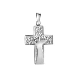 Vivance Damen Kettenanh&auml;nger "925-Sterling Silber weiss", one-size, Silber 925 (Sterlingsilber), 1,2 g, wei&szlig;, Silber 925 (Sterlingsilber),