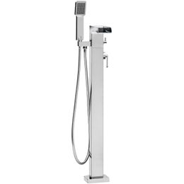 Wannenarmatur Ottofond, B:180cm H:95,5cm T:23cm, grau, Messing, Armaturen, "Niagara", besonders massive Ausf&uuml;hrung