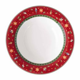 Villeroy & Boch VILLEROY & BOCH Suppenteller "Suppenteller Toy's Delight ø 23 cm rot", L:23cmrot, Speiseteller