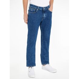 Tommy Jeans Herren 5-Pocket-Jeans "Ryan Regular Straight", blau, Gr. 30, Denim/Jeans, Obermaterial: 99% Baumwolle, 1% Elasthan, Jeans