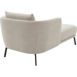 Sch&ouml;ner Wohnen Kollektion Chaiselongue, B:101cm H:71cm T:161cm, wei&szlig;, SCH&Ouml;NER WOHNEN-KOLLEKTION, 96% Polyester, 4% Polyacryl, Sofas, "Pearl - 5 Jahre Hersteller-Garantie, auch