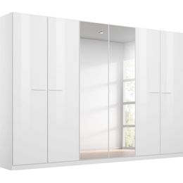 Drehtürenschrank Rauch, B:271cm H:210cm T:54cm, weiß, Holzwerkstoff, Schränke, "Kleiderschrank Schrank Garderobe TOPSELLER OTELI inkl.