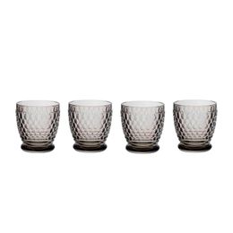 Villeroy & Boch VILLEROY & BOCH Whiskyglas "Becher Boston Coloured 330 ml 4er Set", grau, Trinkgefäße