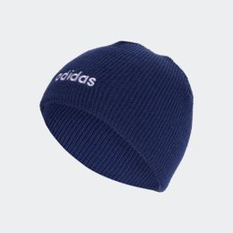 Jungen Beanie "K LINEAR BEANIE", blau, adidas Performance, Obermaterial: 100% Polyacryl, Mützen