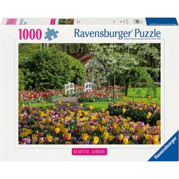 Ravensburger Kinder Puzzle "Beautiful Gardens, Keukenhof Gardens, Netherlands", bunt, B:70cm H:50cm, Puzzles, Made in Germany