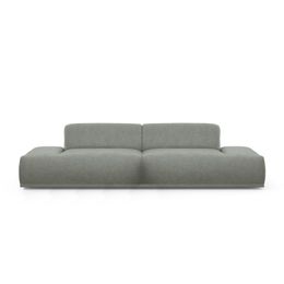 Big-Sofa Trendmanufaktur, B:300cm H:72cm T:107cm, grau, 100% Polyester, Sofas, "Braga, toller Sitzkomfort, Designsofa", in moderner Optik, mit
