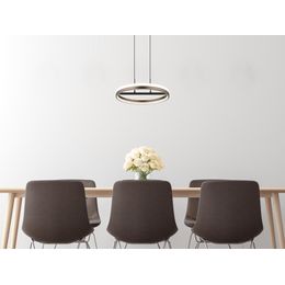 Globo LIGHTING H&auml;ngeleuchte "DELLA", &Oslash; 39,7cm H: 150cm, 1 Stk., schwarz, Wohnzimmer, Leuchten, H&auml;ngelampe Esszimmer-Leuchte Esstischleuchte Wohnzimmer