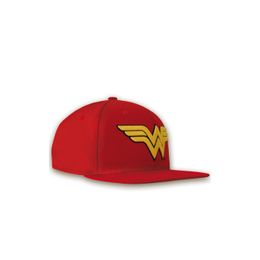 logoshirt Jungen Baseball Cap "DC Wonder Woman", rot, bestickt, 100% Baumwolle, Caps, mit lizenzierter Stickerei
